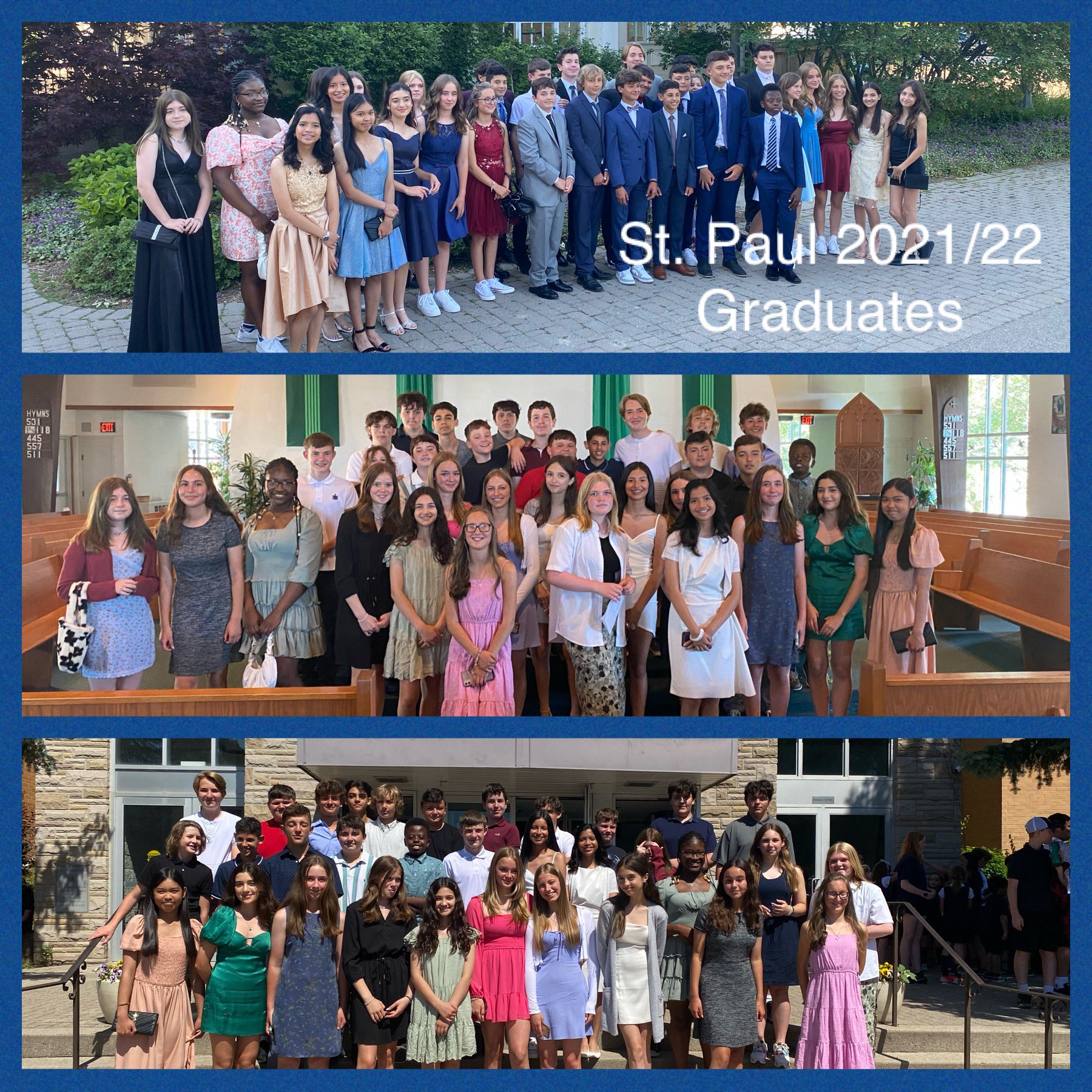 St. Paul on Twitter: "Congratulations to the St. Paul Graduating Class of 2021/22 @HCDSB We are ...