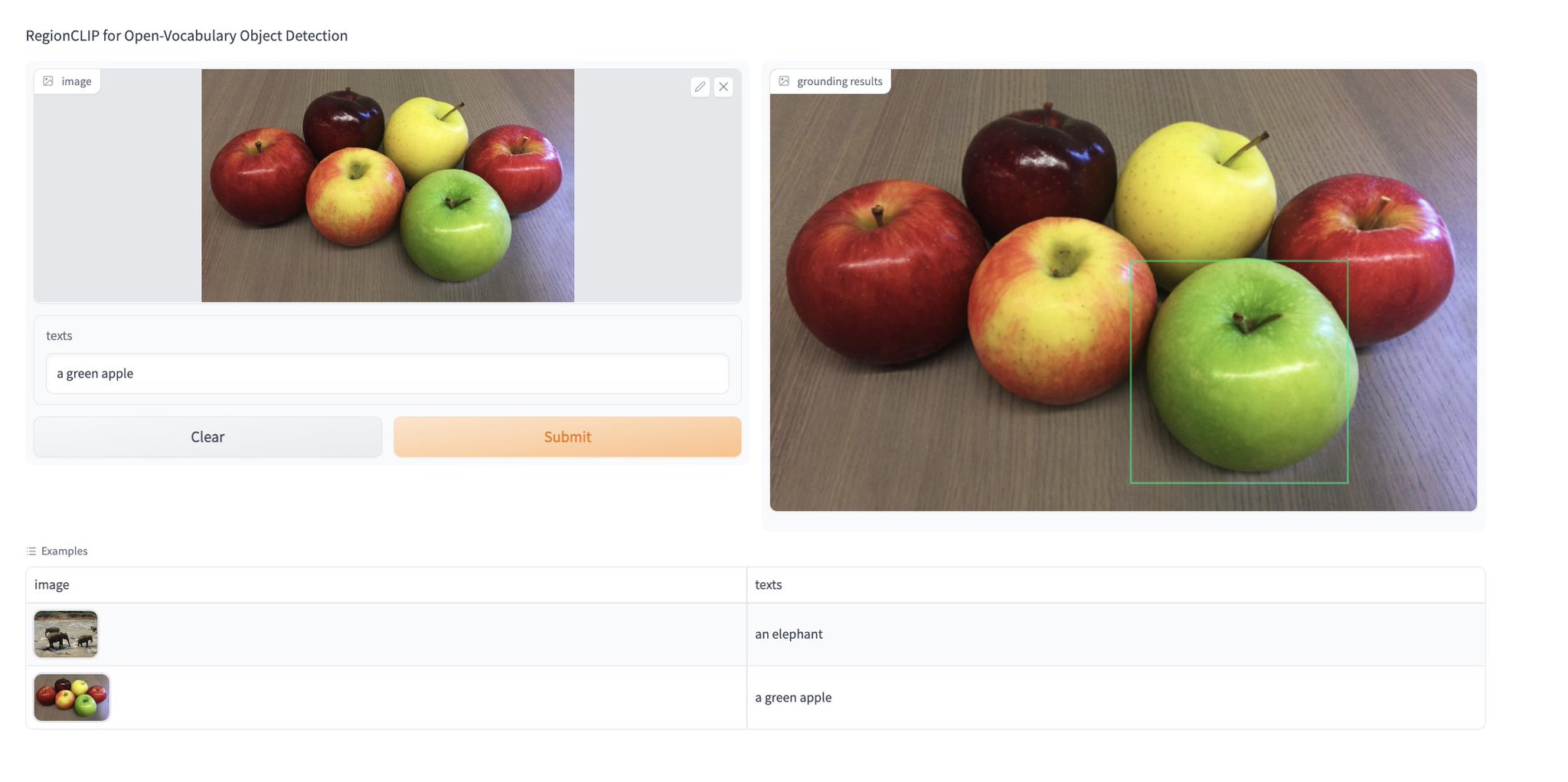 AK on Twitter: "a @Gradio Demo for RegionCLIP: Region-based Language-Image Pretraining on ...