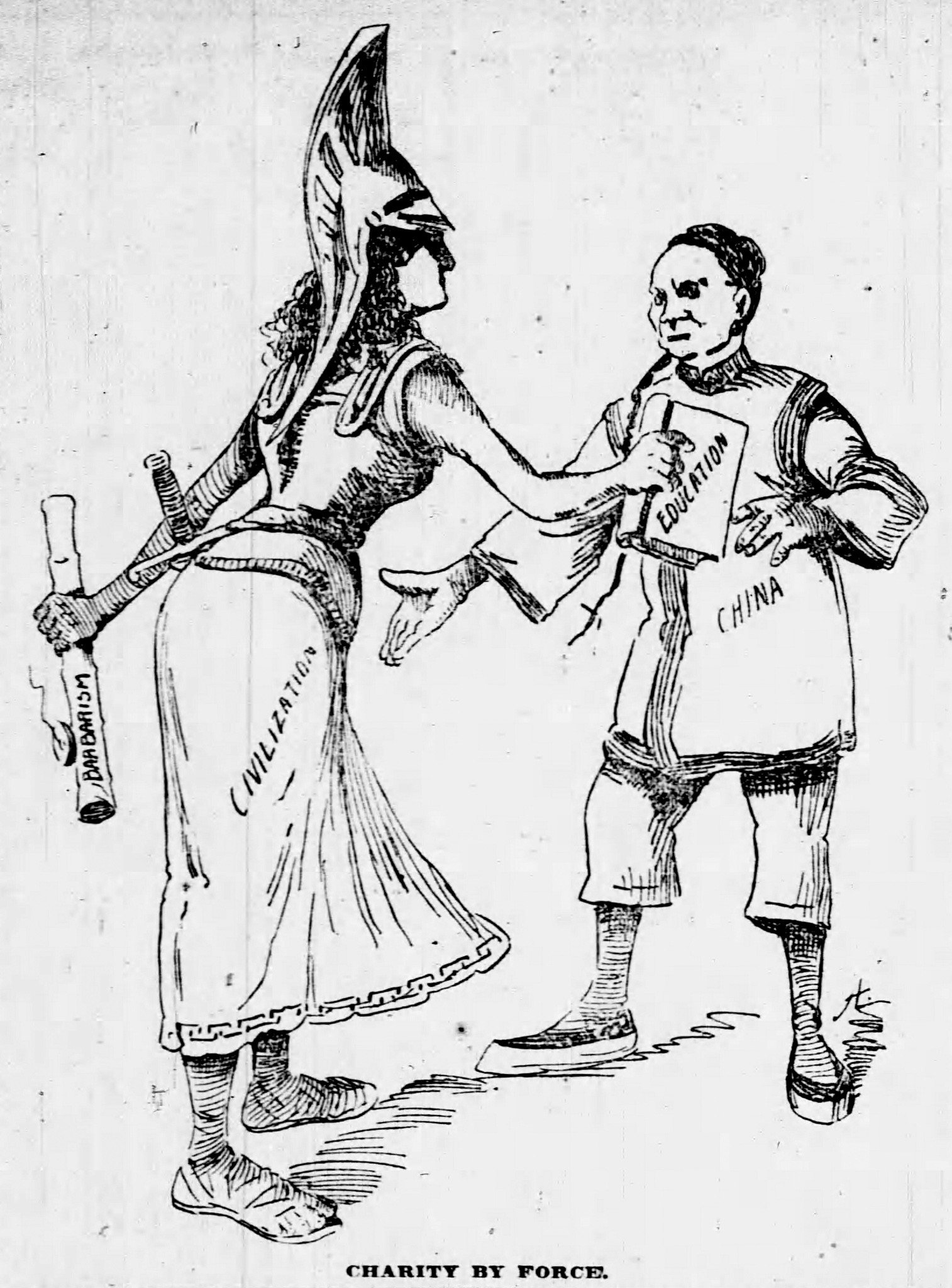Boxer Rebellion Political Cartoon