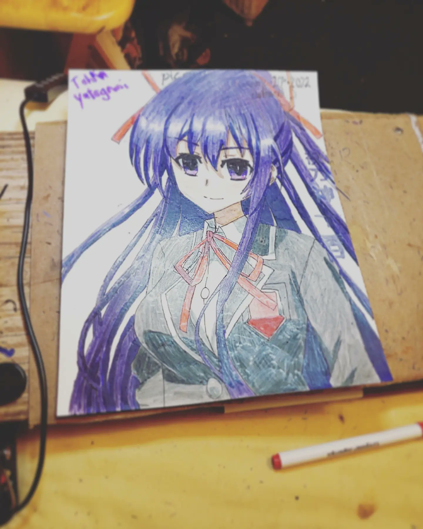 Yatogami Tohka Drawing