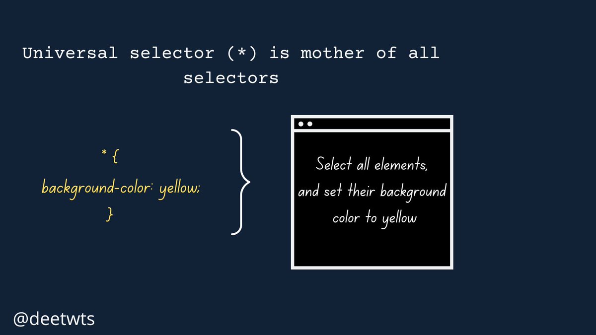 All about CSS Selectors ⚡ - Thread from Dhrumi Shah @deetwts - Rattibha