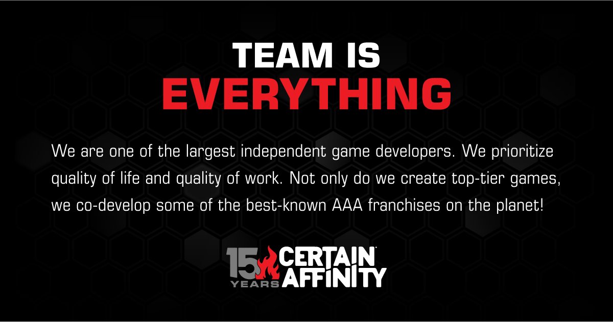 Certain Affinity (@CertainAffinity) / Twitter