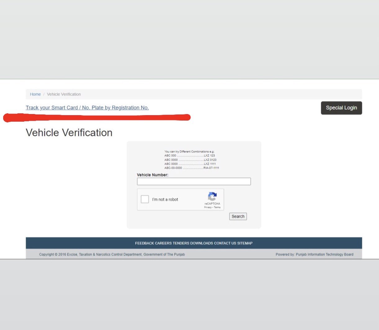 Excise,Taxation & Narcotics Control Department on Twitter: " ️ Track your Smart Cards/Number ...