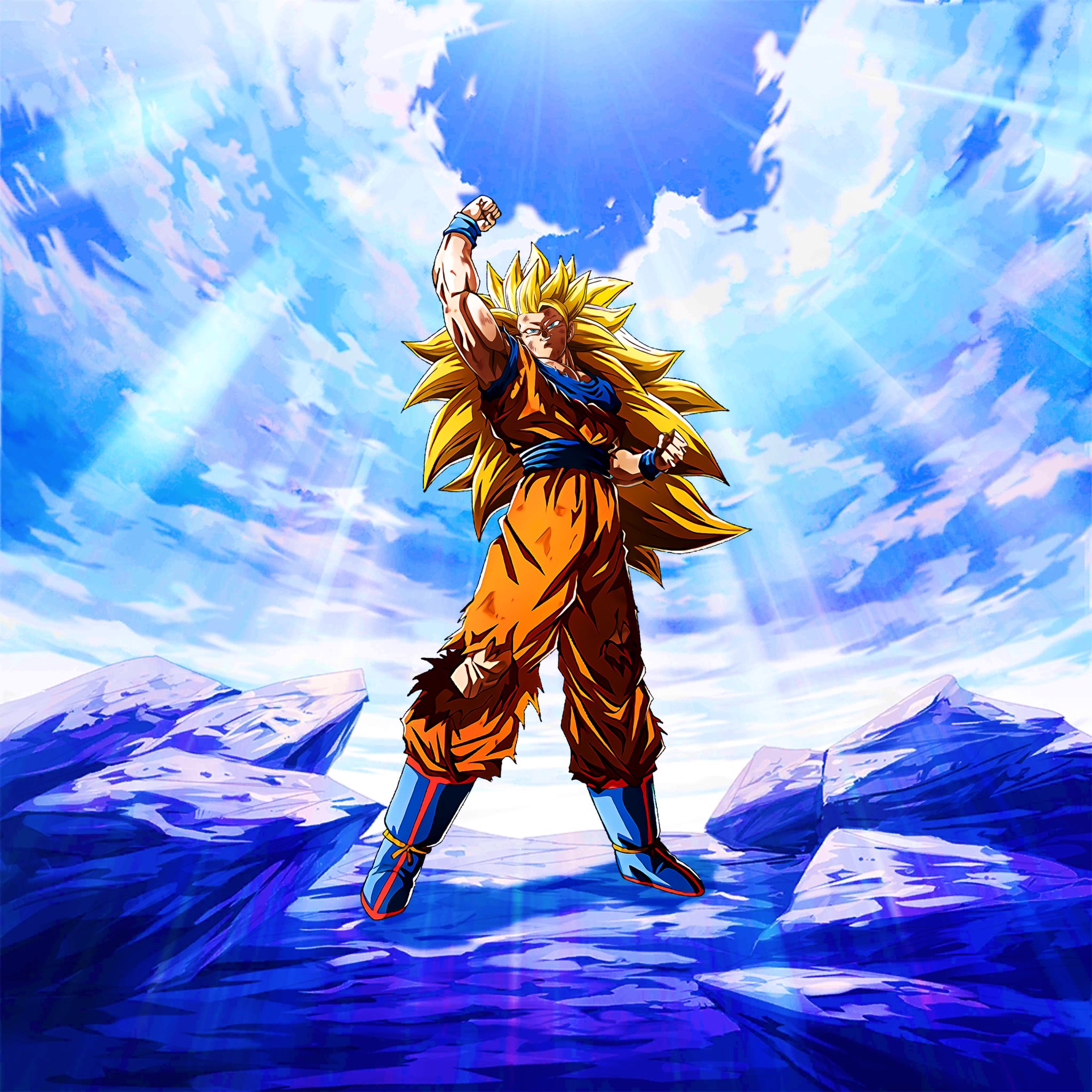 Dokkan Assets (DBZ Assets) #RIPGachaTalks on Twitter: "RT @shiny244: Dokkans LR SSJ3 Gokus art ...