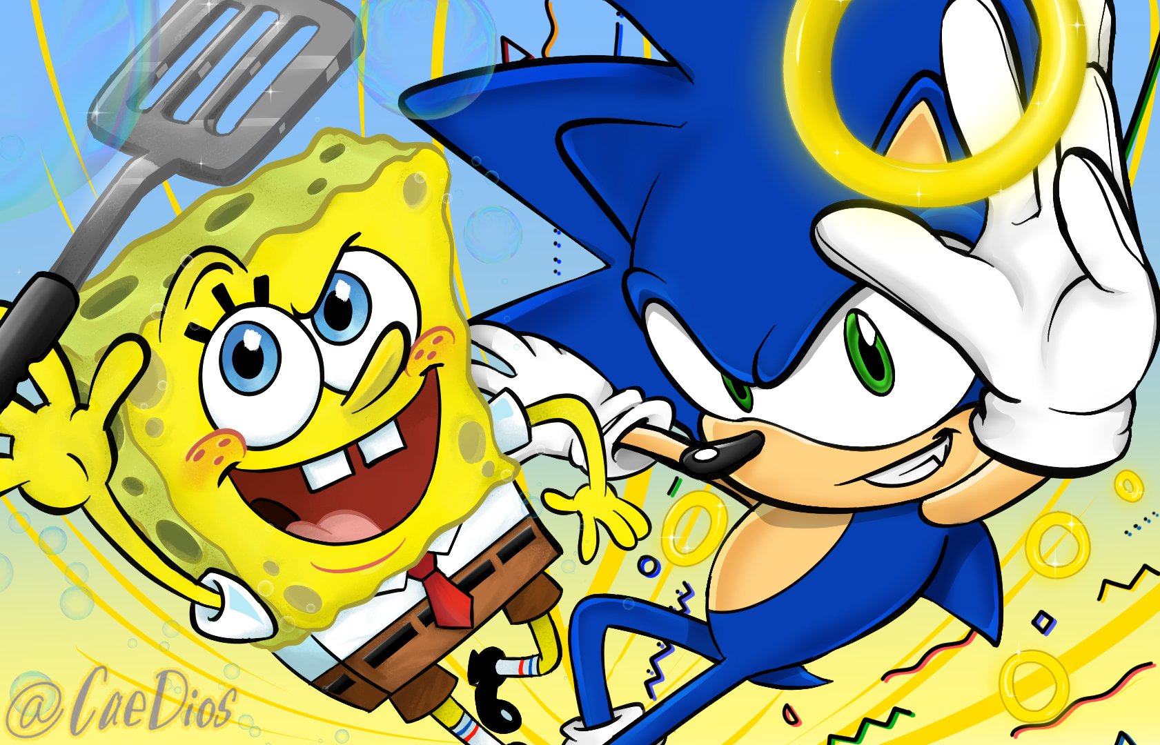 Sonic Vs Spongebob