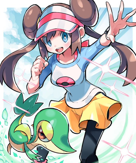 「rosa (pokemon)」Fan Art(Latest)｜3pages