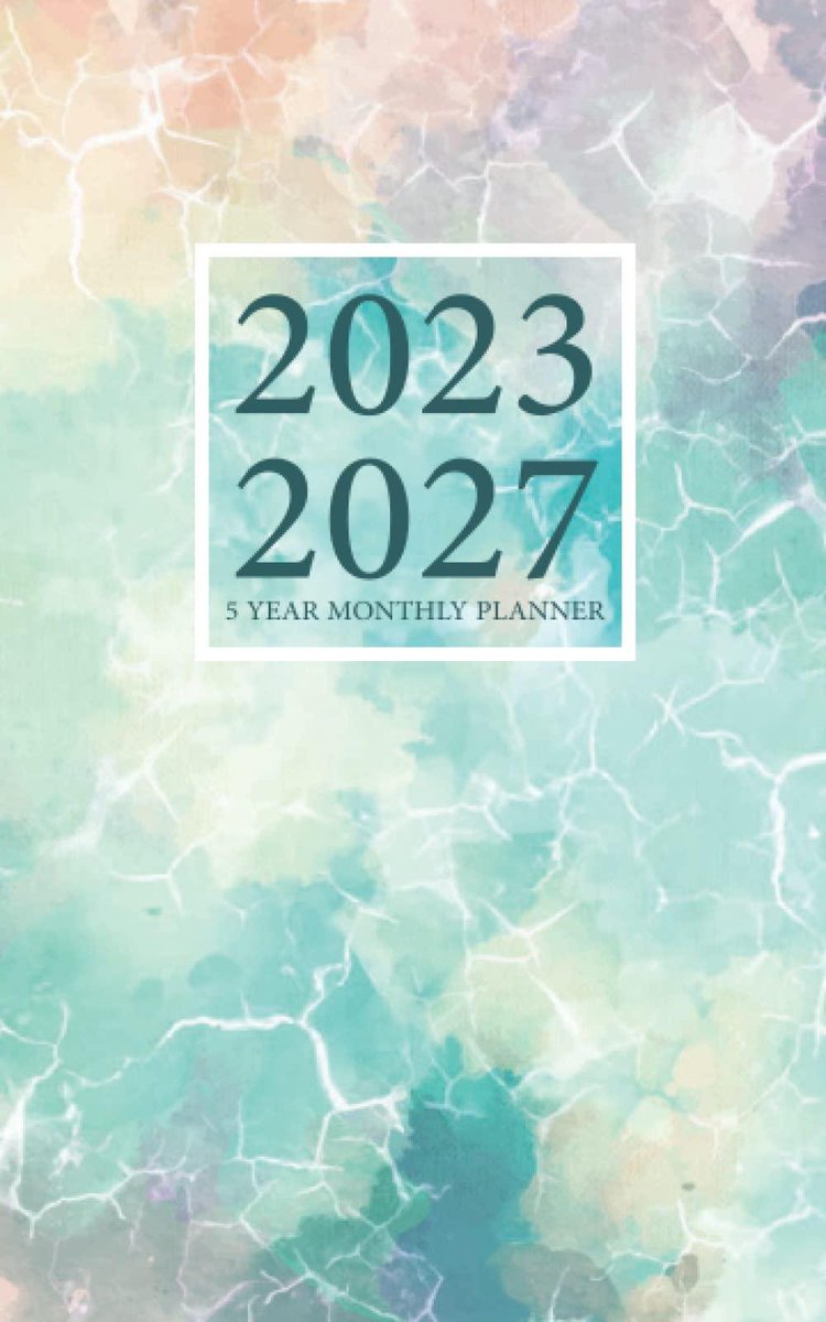 READING PDF 2023-2027 5 Year Monthly Planner: 5 Year Monthly Calendar ...