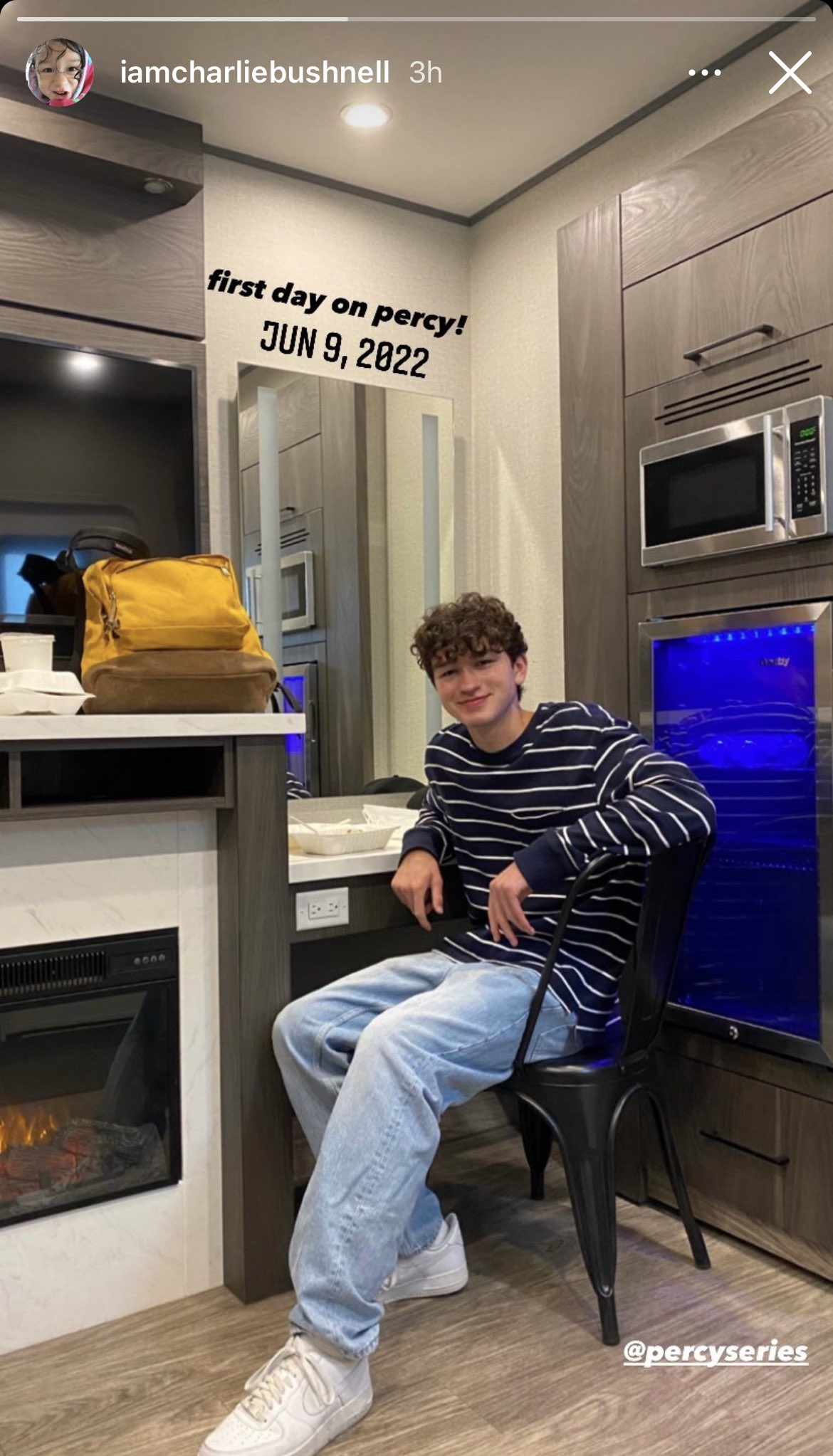 Percy Jackson News 🔱 On Twitter Charlie Shares A Photograph Of His