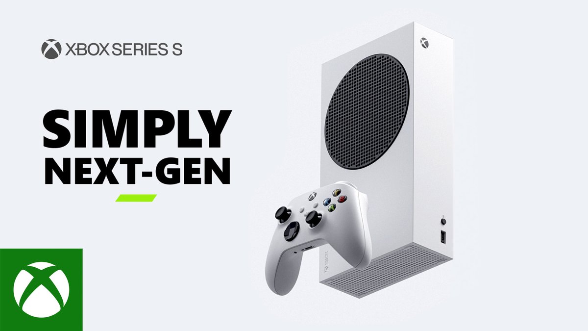Make it simple, make it next-gen ⚡ The Xbox Series S is #SimplyNextGen ...