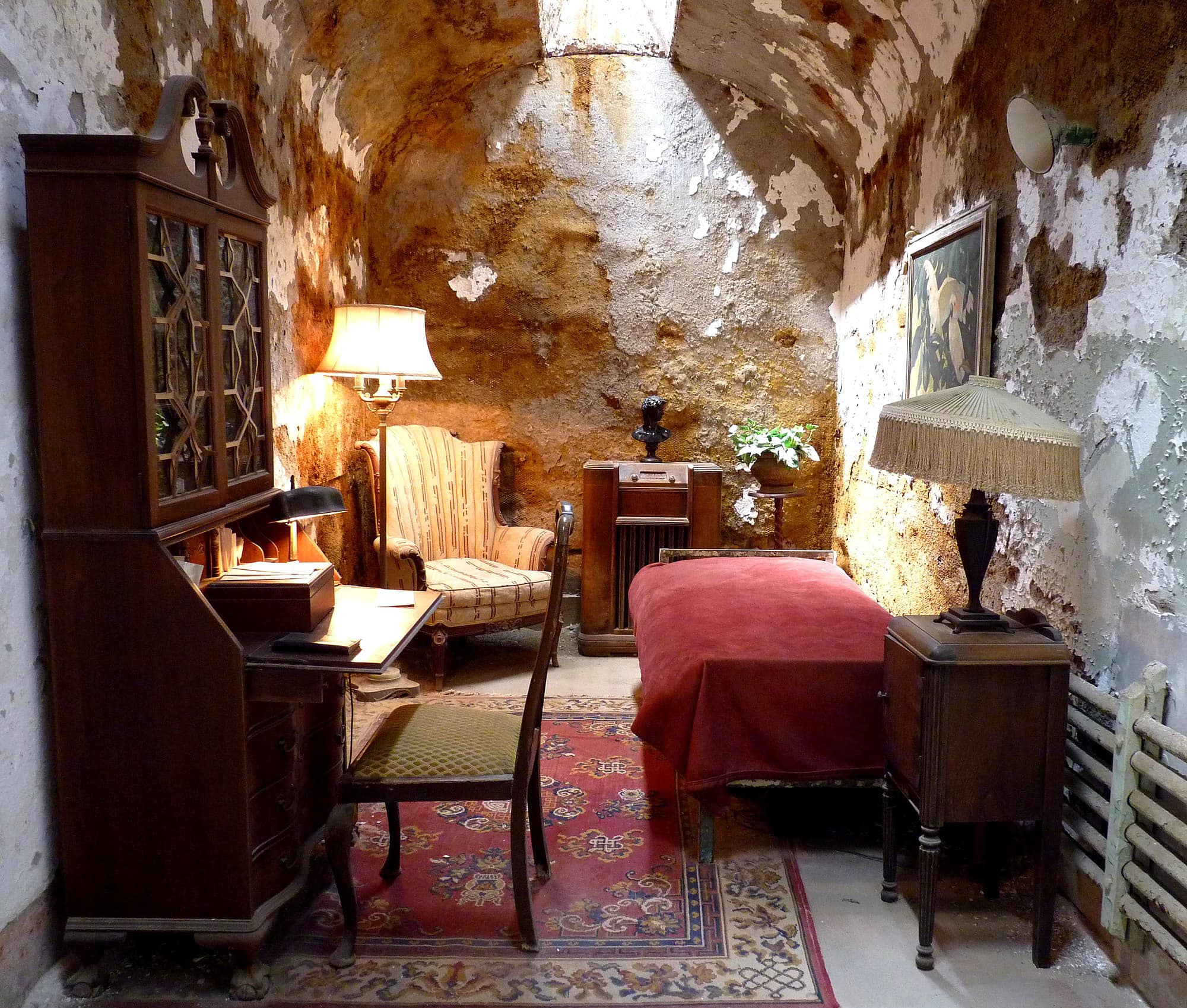 Al Capones Cell On Alcatraz