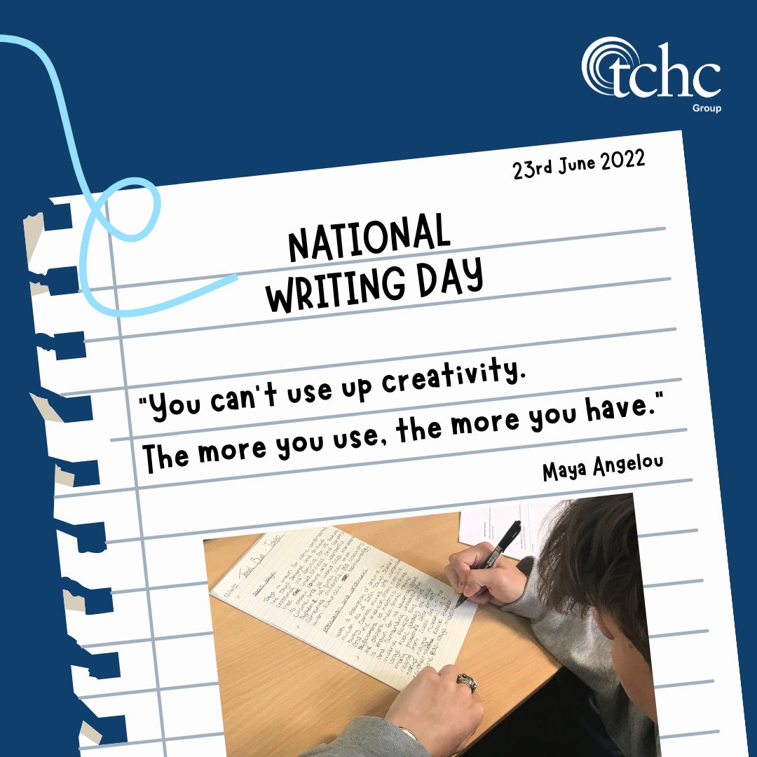 TCHC Group on Twitter: "Happy National Writing Day! National Writing ...