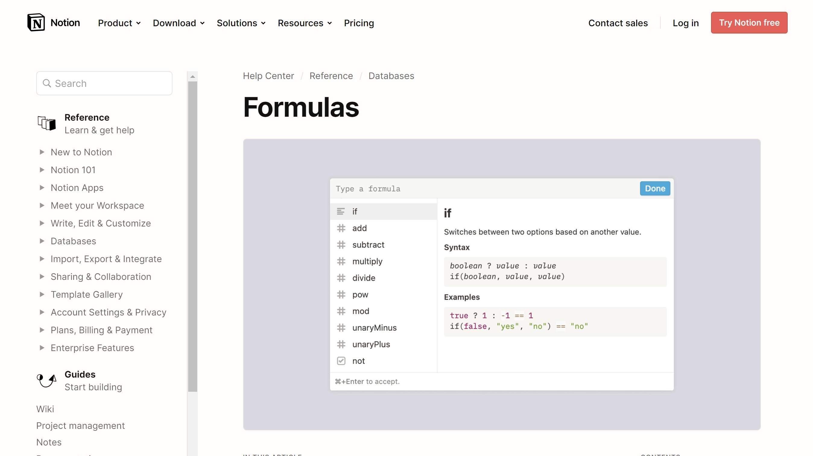Fronk | notion creator on Twitter: "1. Official Formulas Reference (by @NotionHQ) https://t.co ...