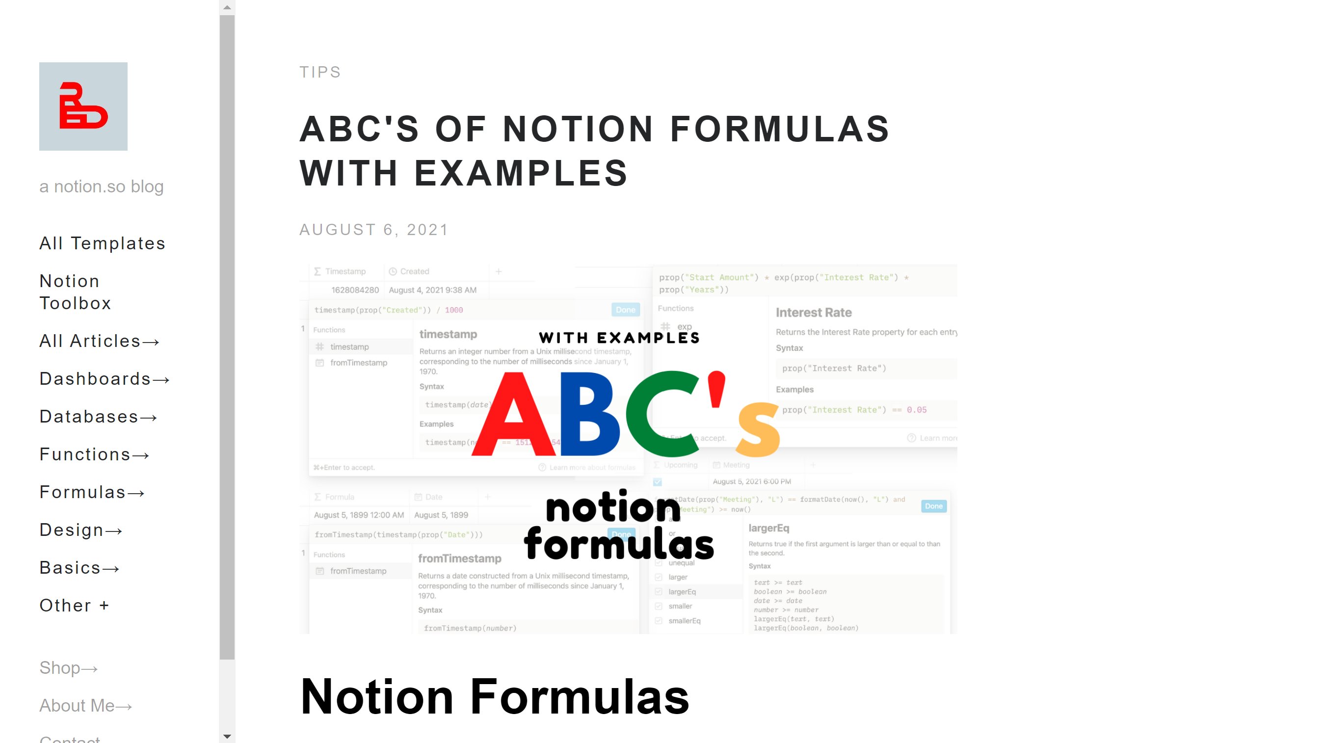 Fronk | notion creator on Twitter: "1. Official Formulas Reference (by @NotionHQ) https://t.co ...
