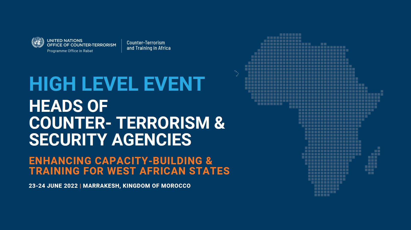 United Nations Office Of Counter Terrorism On Twitter A High Level