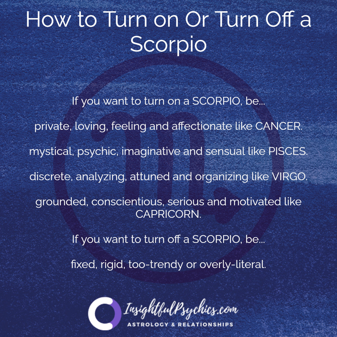 Turn Ons For Scorpio Woman