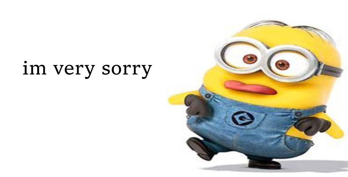 Minion Sorry Gif