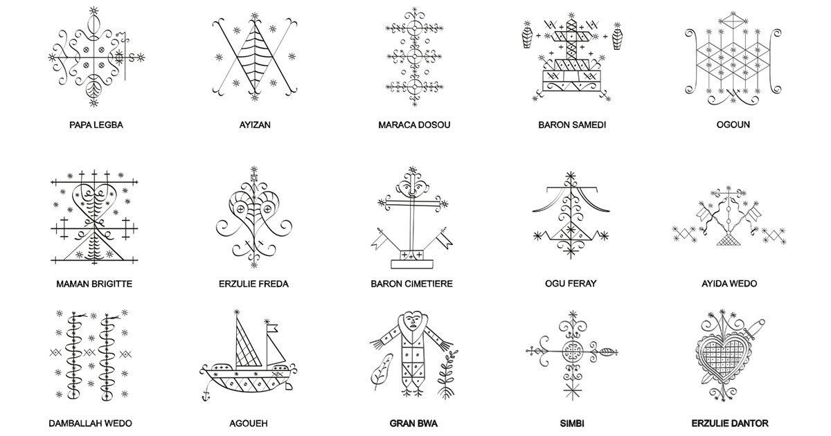 Voodoo Symbols And Their Meanings Using Vodou Veves: Sacred Haitian