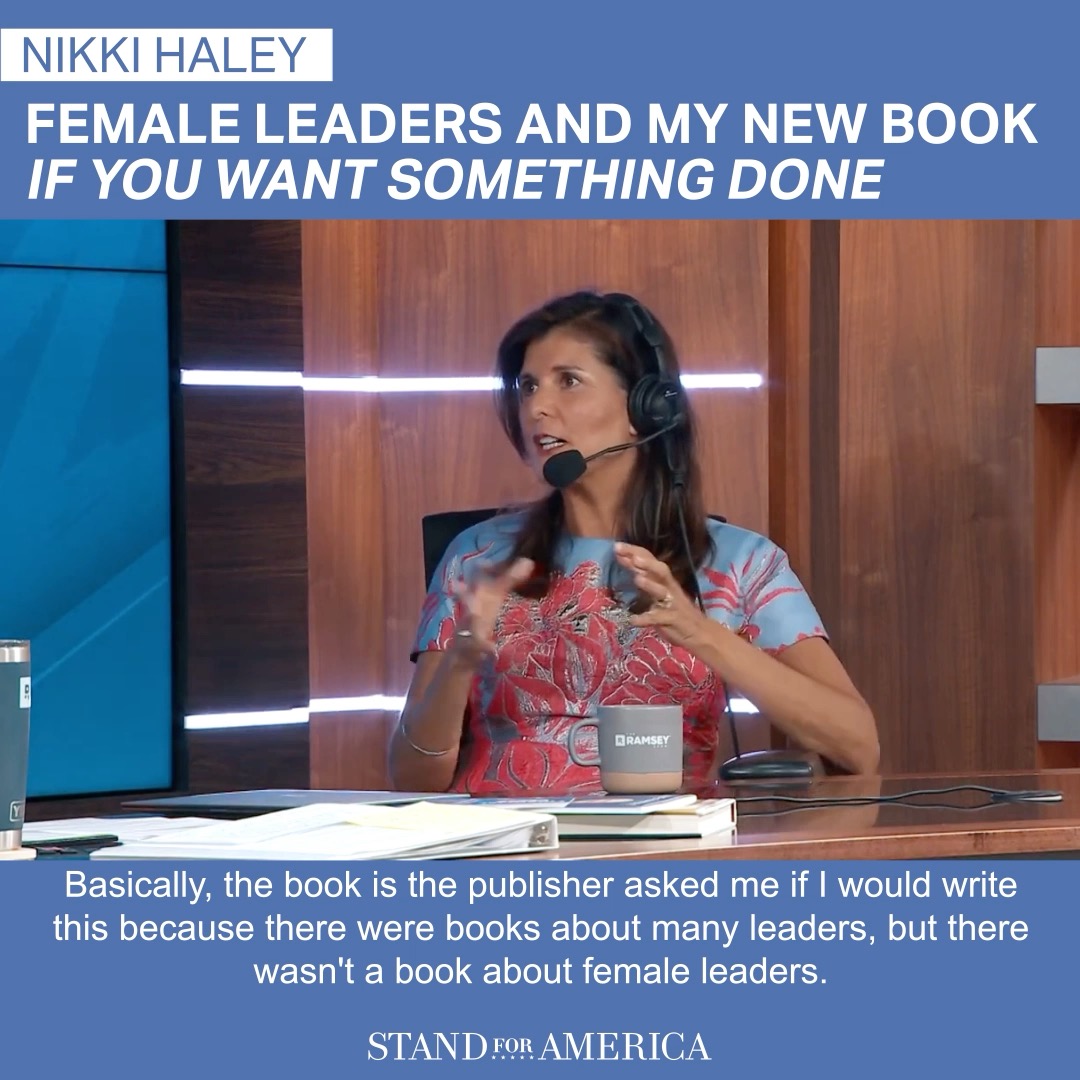 Nikki Haley on Twitter: "In my new book, “If You Want Something Done” I ...