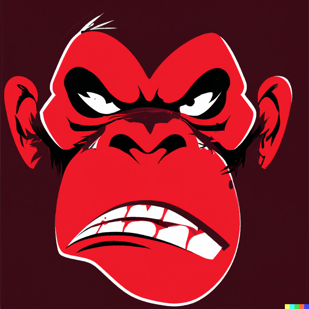 Angry Monkey Face