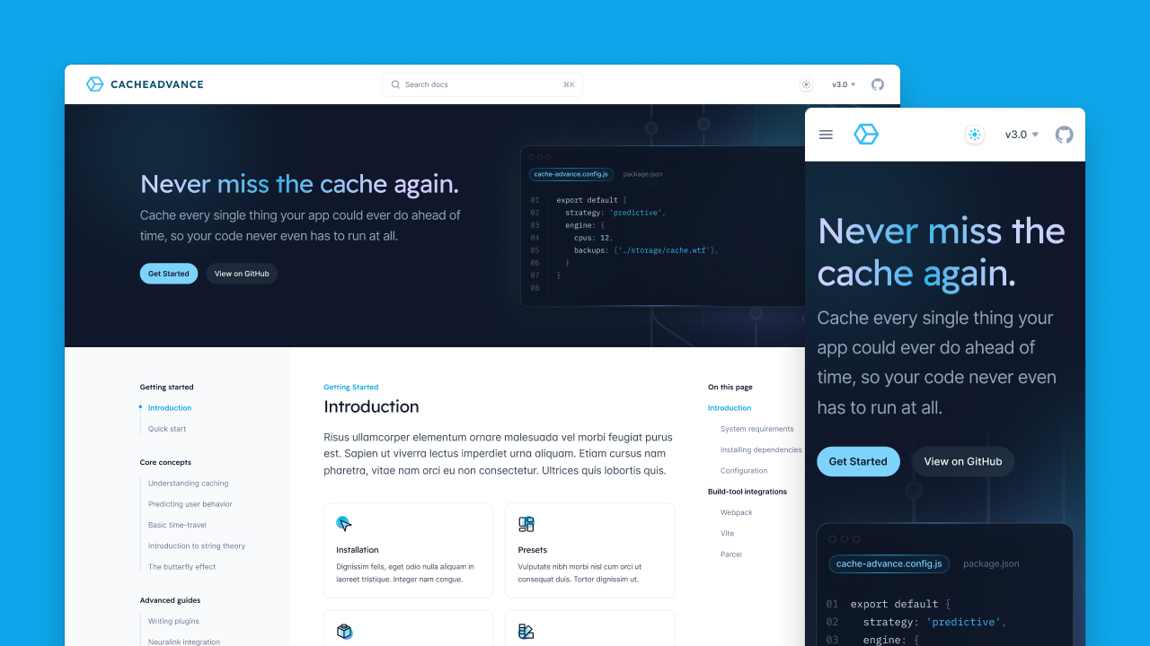 Adam Wathan on Twitter: "Third, a documentation site powered by Stripe's new Markdoc library ...