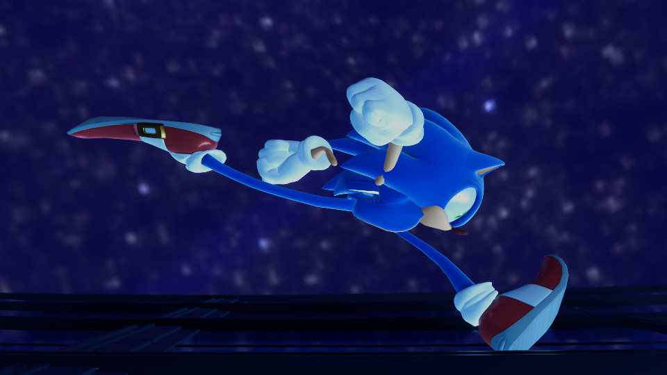 Sonic The Hedgehog Running Fast