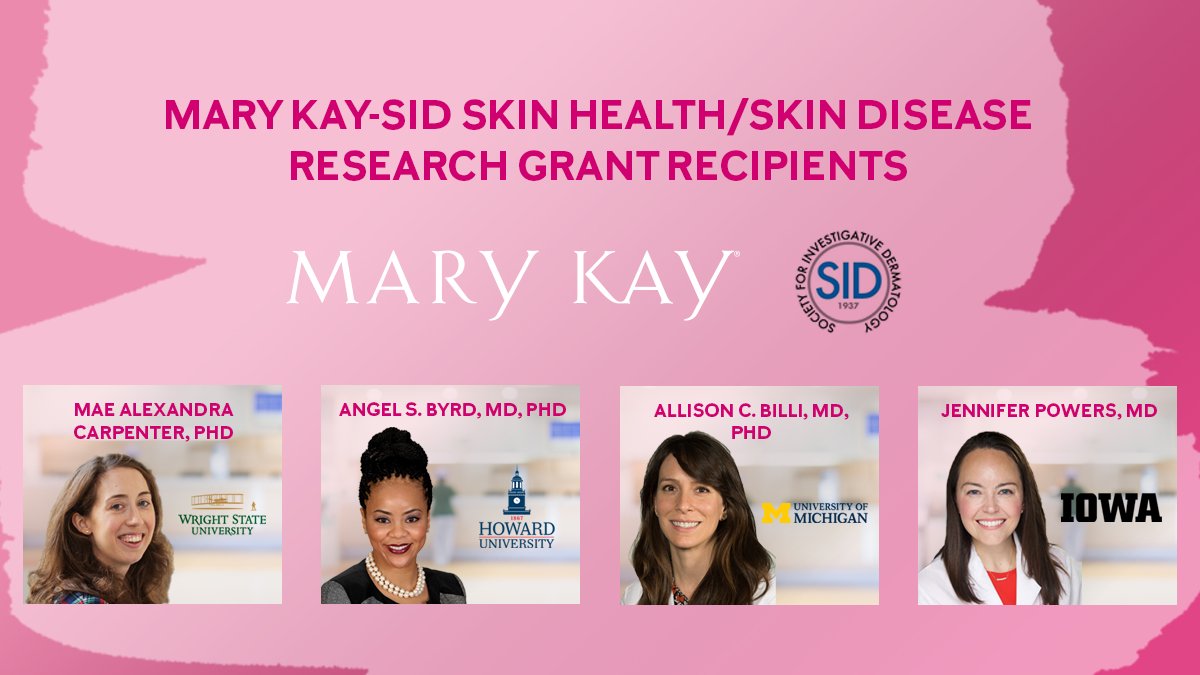 Mary Kay Global on Twitter: "Mary Kay and Society for Investigative Dermatology awarded their ...