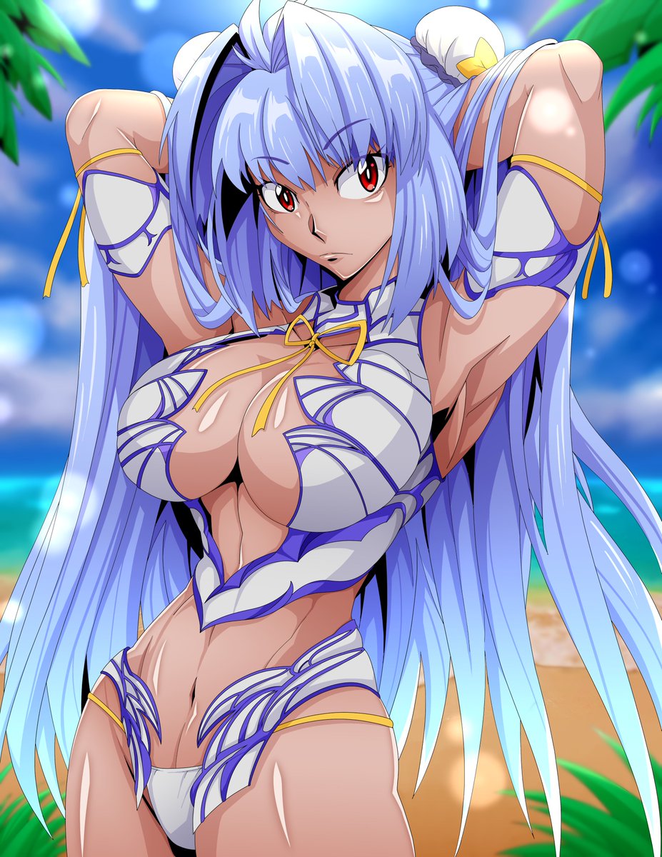 Andoryu🌸Commission Close on Twitter: "RT @AndoryuAnzuru: Summer Kos-Mos🌌🏖️ #xenosaga #ゼノサーガ"