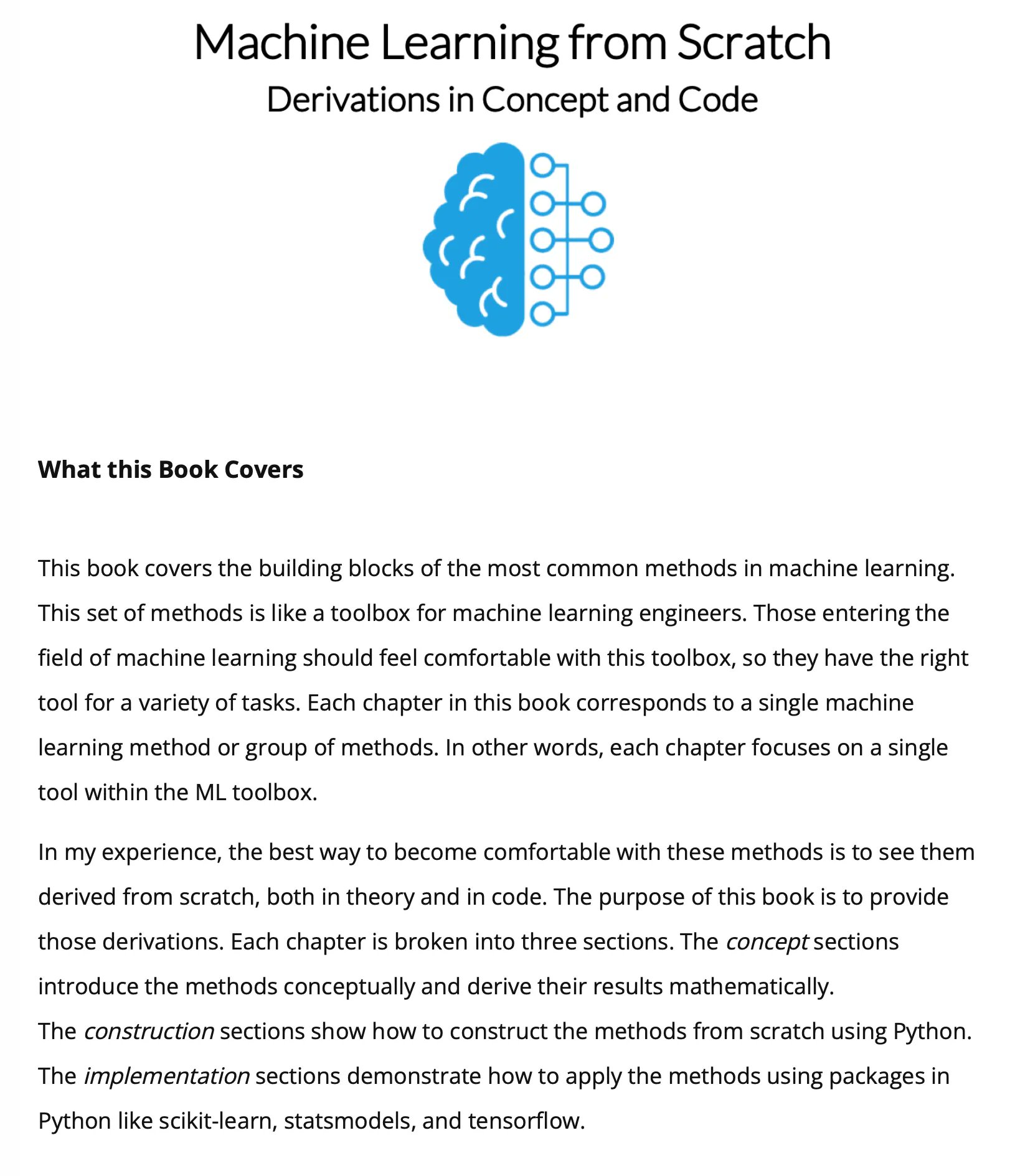 Dr Ganapathi Pulipaka 🇺🇸 On Twitter Free Ebook Machinelearning From Scratch Bigdata