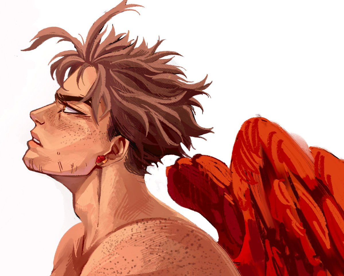 「actually another hawks profile (in color」|adonis COMMS FULLのイラスト