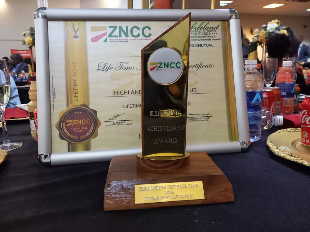 Highlanders F.C on Twitter: "THE Zimbabwe National Chamber of Commerce (ZNCC) has honoured ...