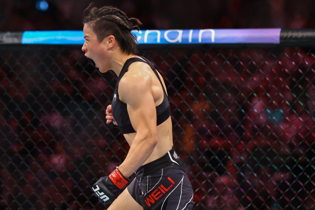 On a different ᴸᴱᵛᴱᴸ 😤 [ @MMAWeili | #UFC275 ] #ufc275 UFC @ufc