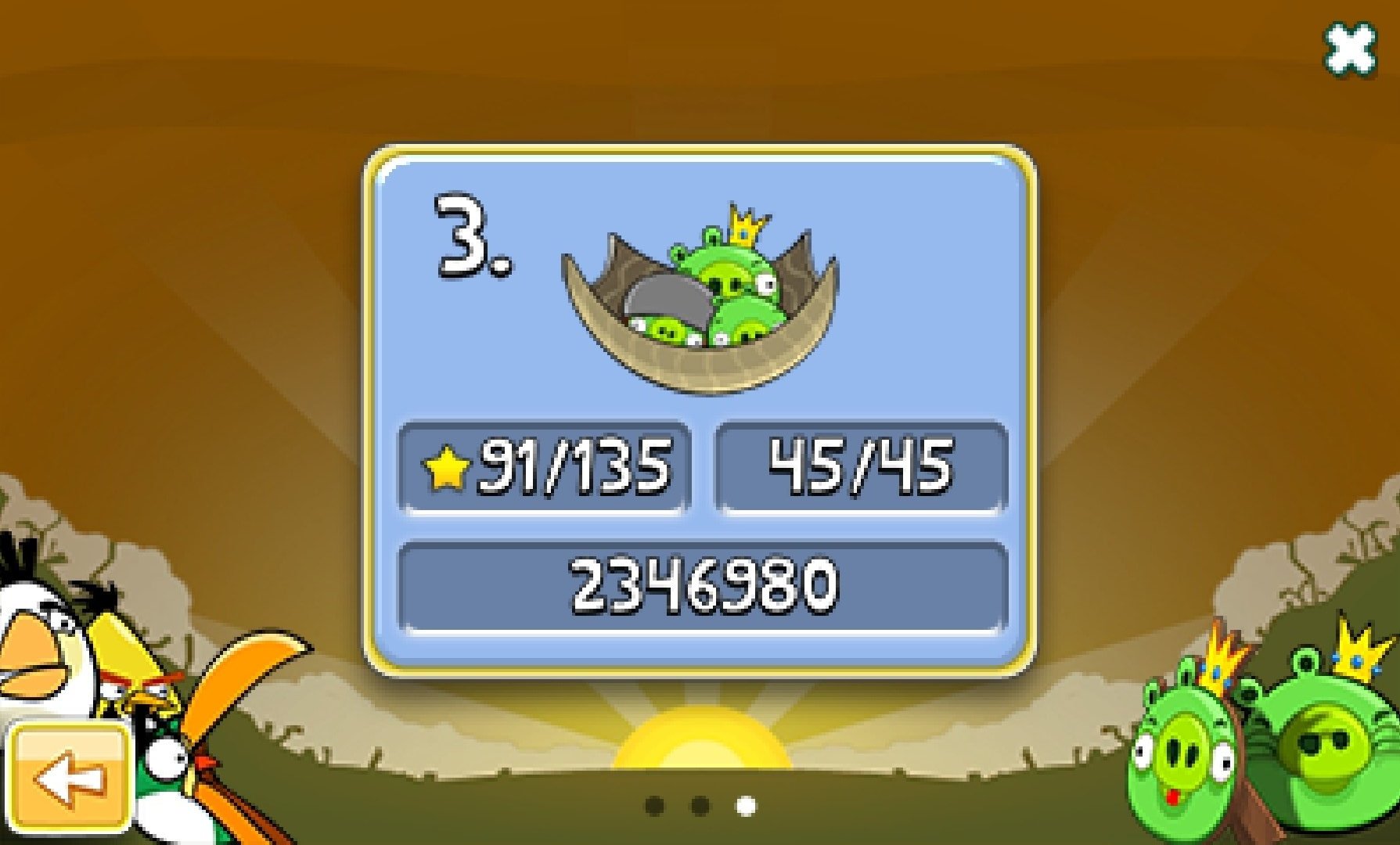 Angry Birds Danger Above