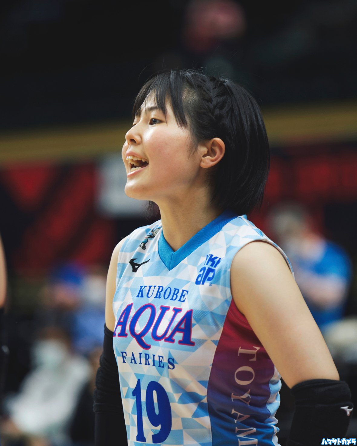 ハマサトカメラ on Twitter: "KUROBEアクアフェアリーズ リベロの福本選手🏐 Vチャレンジマッチ 4/ 10 四日市市総合体育館📷 #バレーボール #KUROBEアクアフェア ...