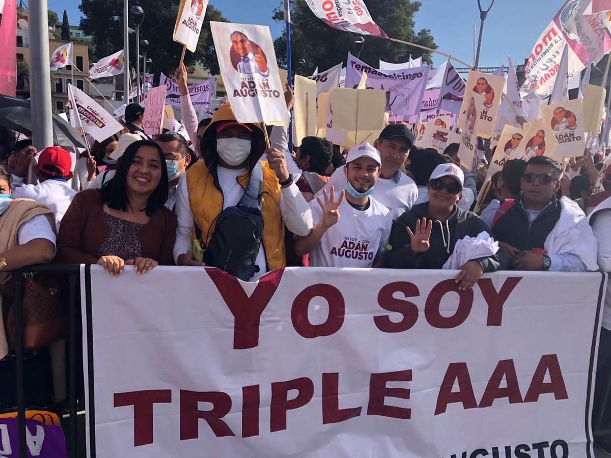 Tabasco Hoy On Twitter Almomento 馃敶 Militancia Morenista Entre Los