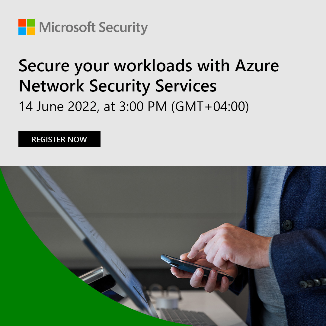 Microsoft Egypt on Twitter: "Join this webinar to learn how to improve cloud network security ...
