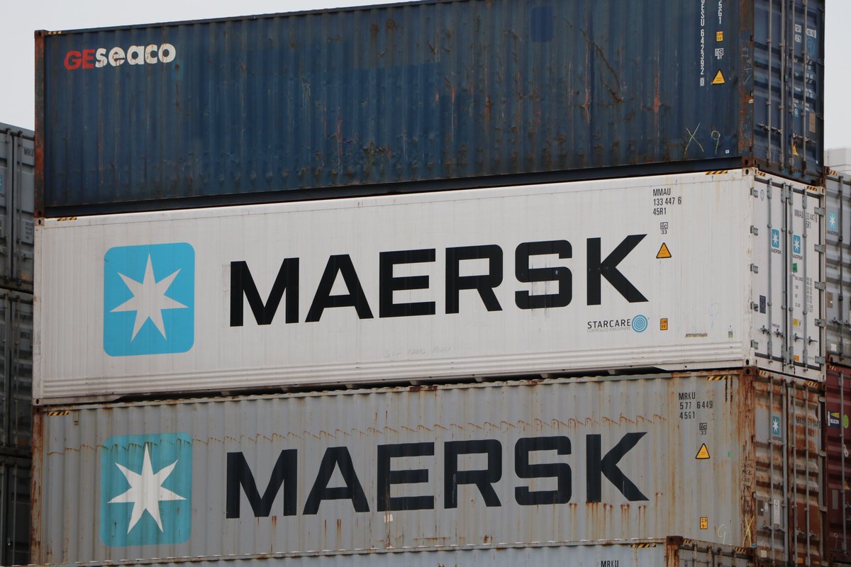 Ryo on Twitter: "MMAU 133447 [6] 45R1 所有:MAERSK A/S 2022/6/11 @大井埠頭 https://t.co/N0YoXyRdOJ ...