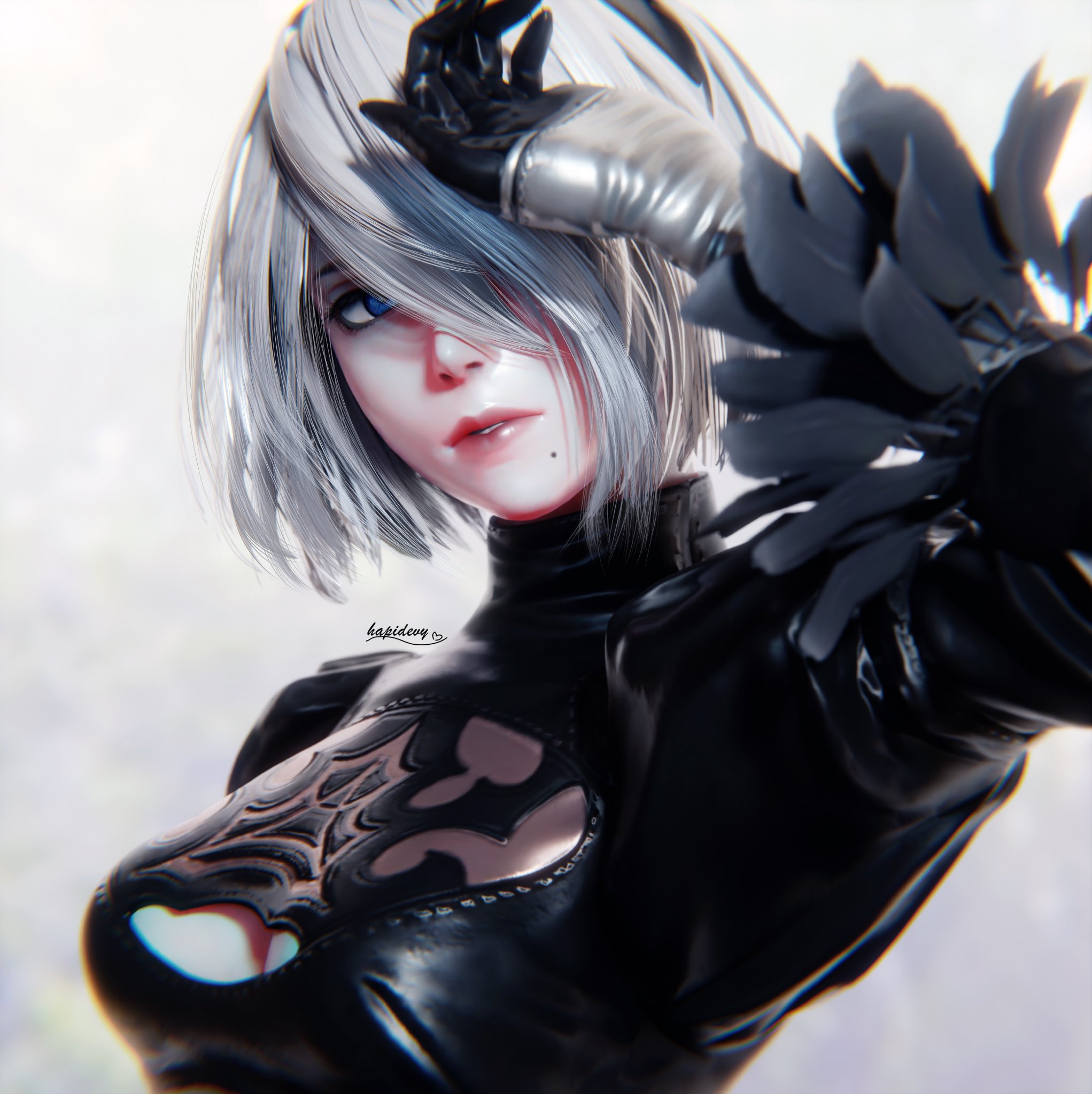 Devy ♡ on Twitter: "Her. #NieRAutomata https://t.co/X8JFLpTsp4" / Twitter