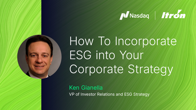 Transparency and alignment. These are two key benefits of ESG reporting ...