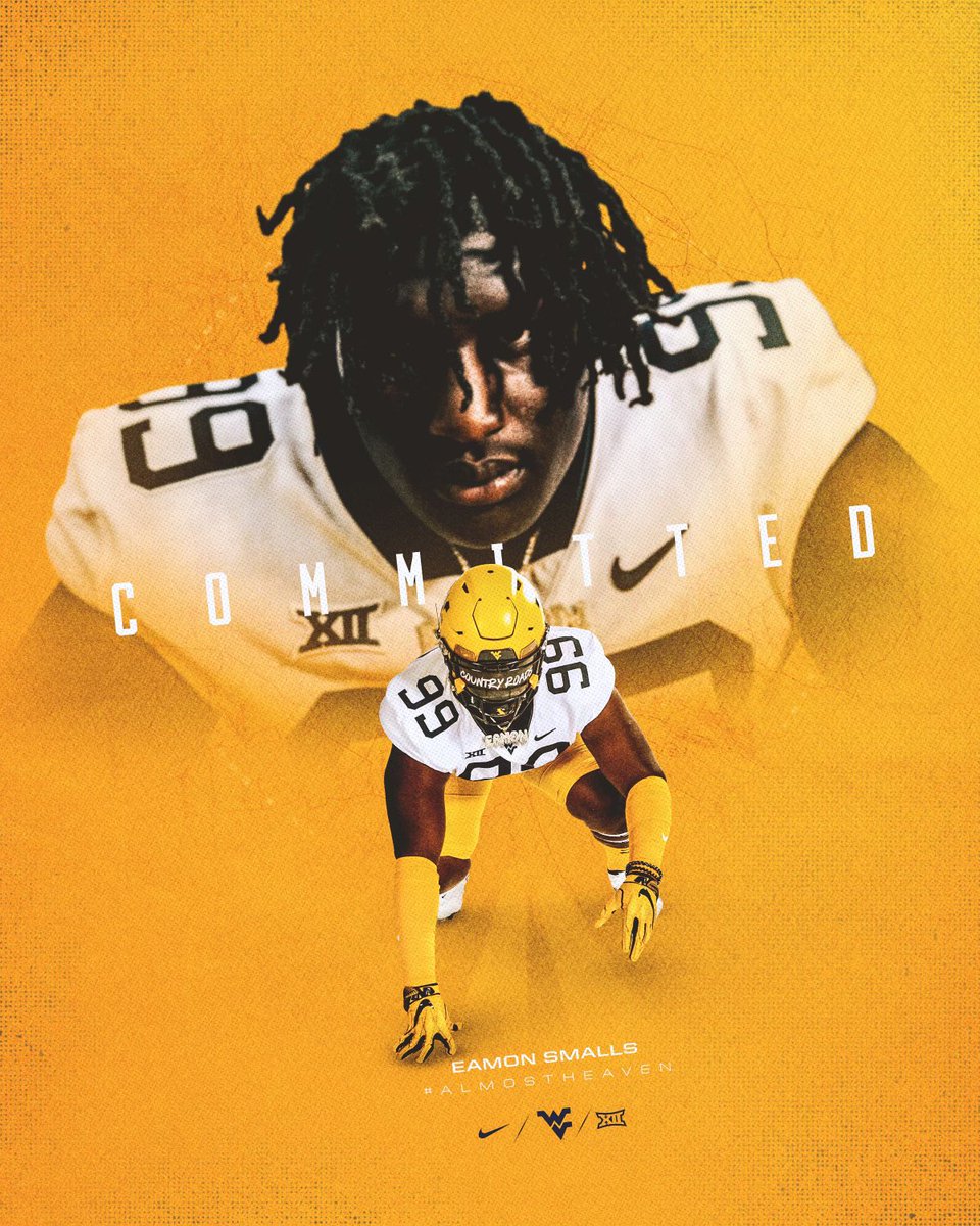 2023 3* DL Eamon Smalls commits to West Virginia : r/CFB