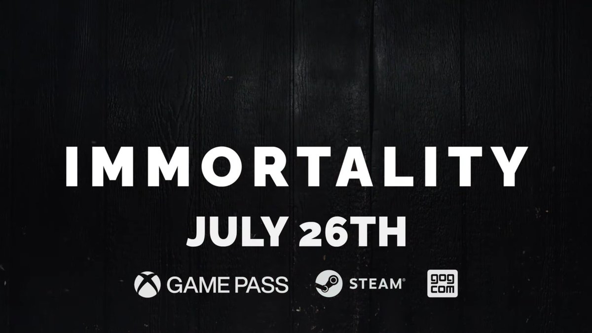 Wario64 on Twitter: "Immortality trailer (releasing July 26th on Game Pass/Steam/GOG, FMV game ...