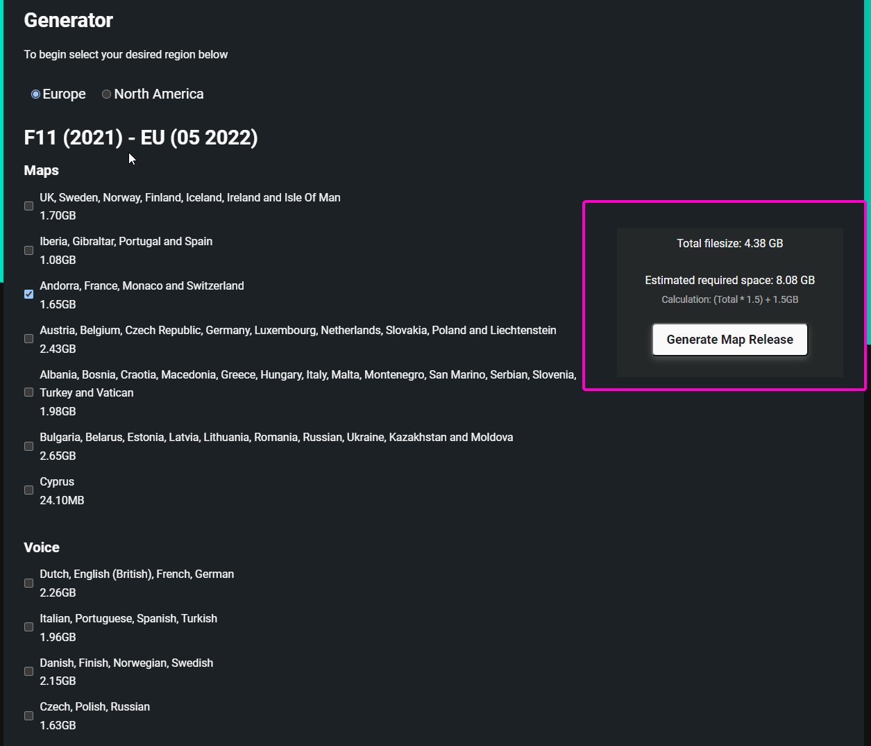 CyanLabs on Twitter: "V2 of our "Cut Down Map Generator" now released, now shows total file size ...