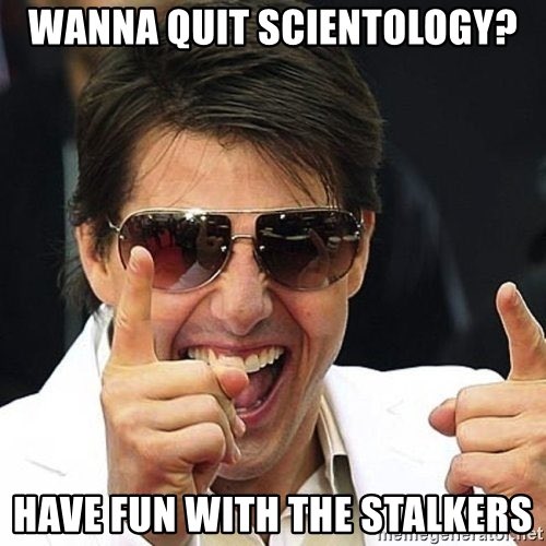 Tom Cruise Scientology Meme