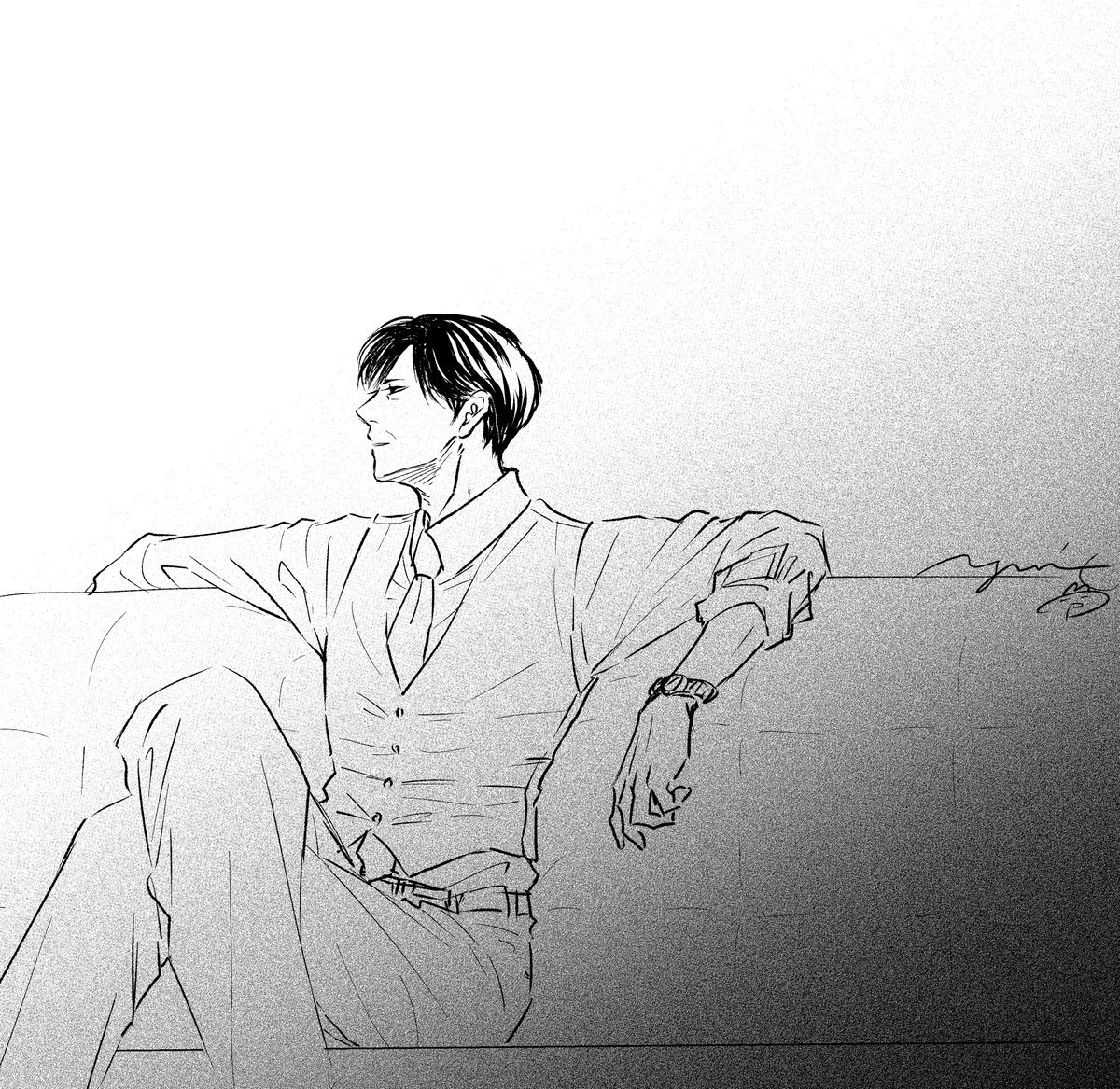 創作BL「DLsiteがるまにさんが『Side-サイド-』のバナーを作ってくださり、今日か」月村有李🤤の漫画