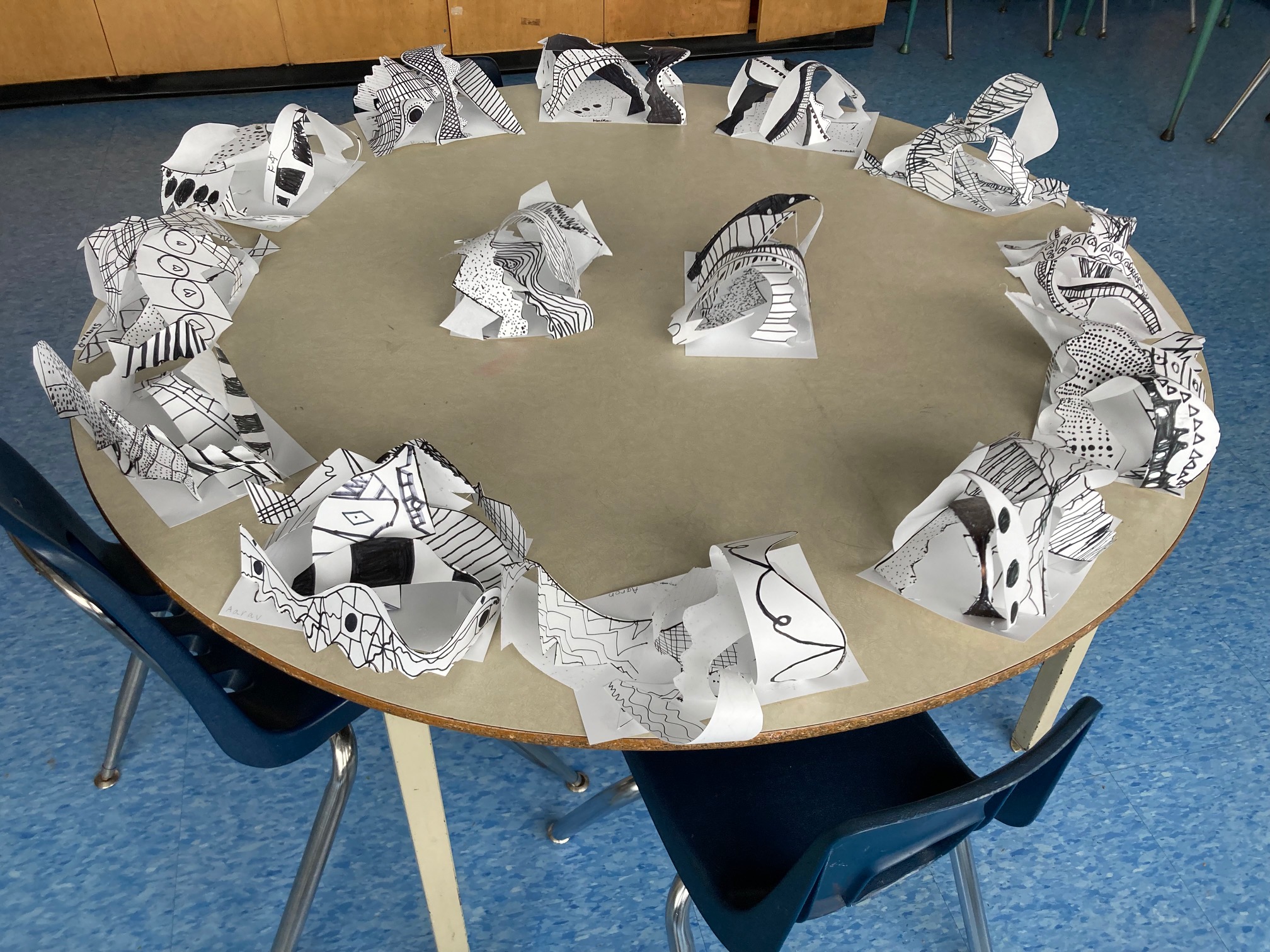 John McCrae PS TDSB on Twitter: "Charles McGee inspired sculpture art ...