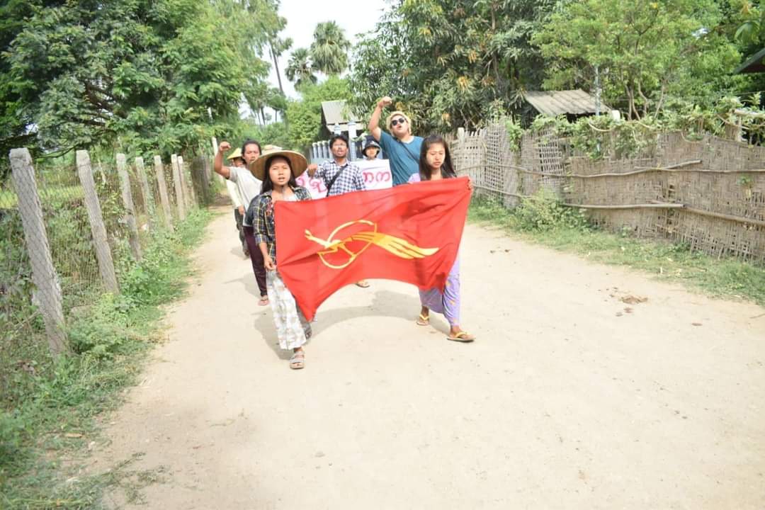 Khit Thit Media On Twitter အကြမ်းဖက်ဖက်ဆစ်စစ်တပ်ကို ဆန့်ကျင်သည့်ရွာပေ