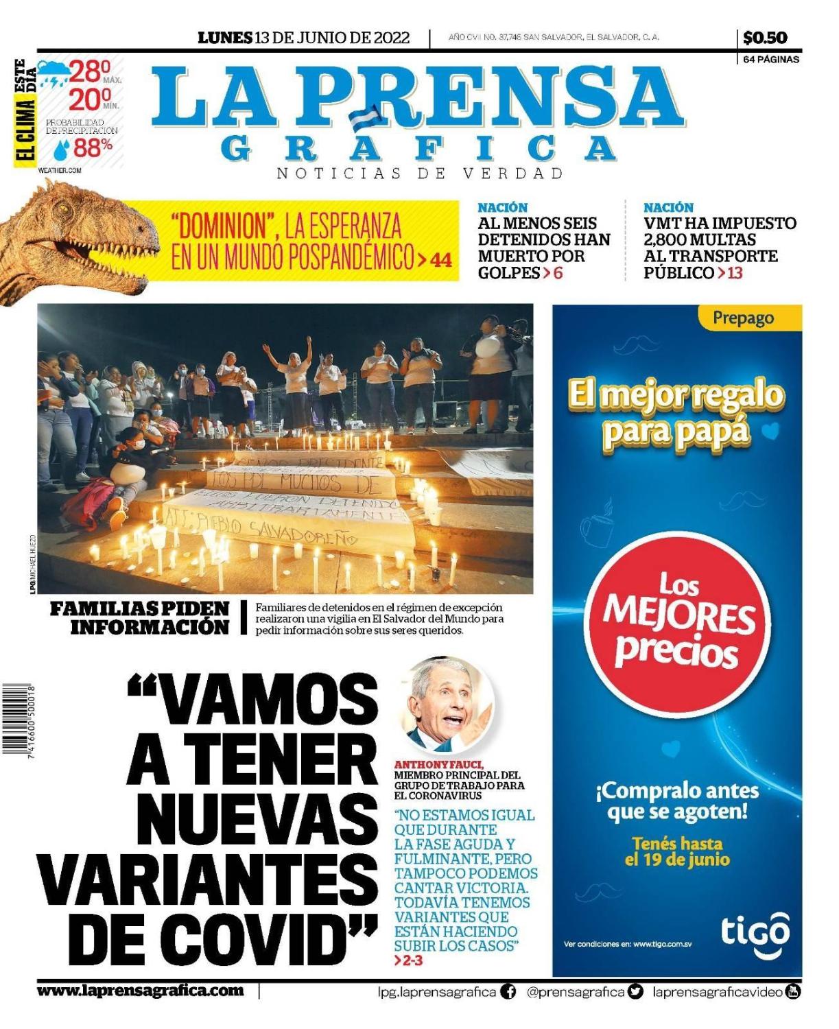 La Prensa Gráfica On Twitter Compartimos La Portadalpg Para La