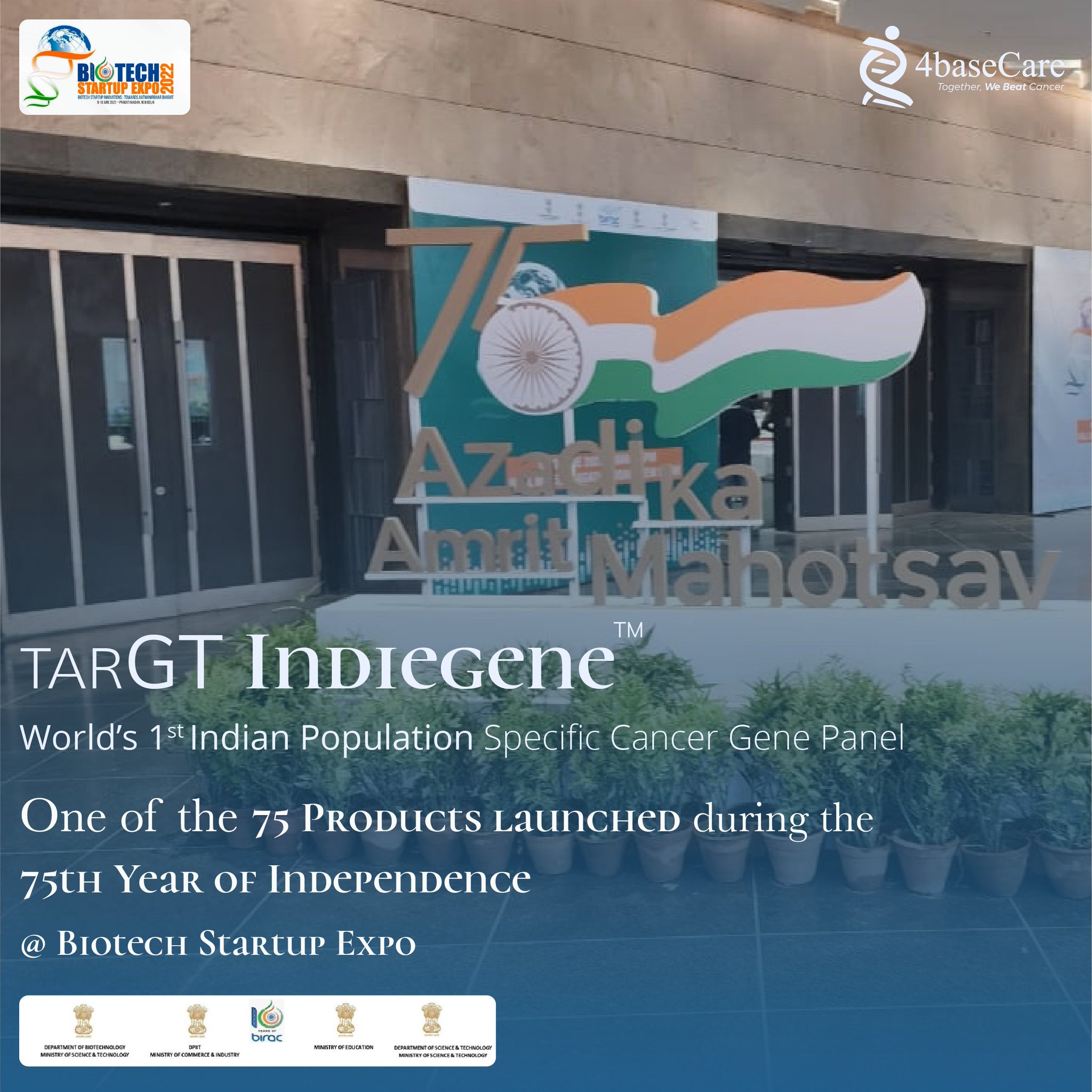 4baseCare on Twitter: "Proud to witness the launch of our TARGT Indiegene #IndiakaGenePanel as ...