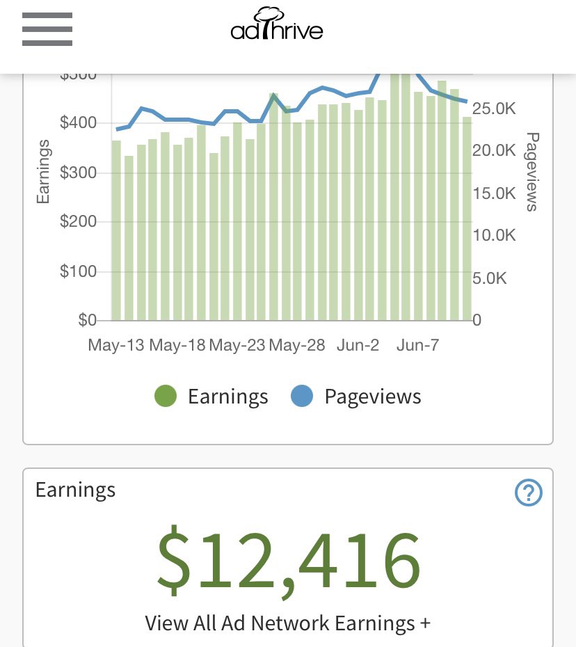 With my info/niche website, it’s at around $13k p/m, 95% profit Last ...