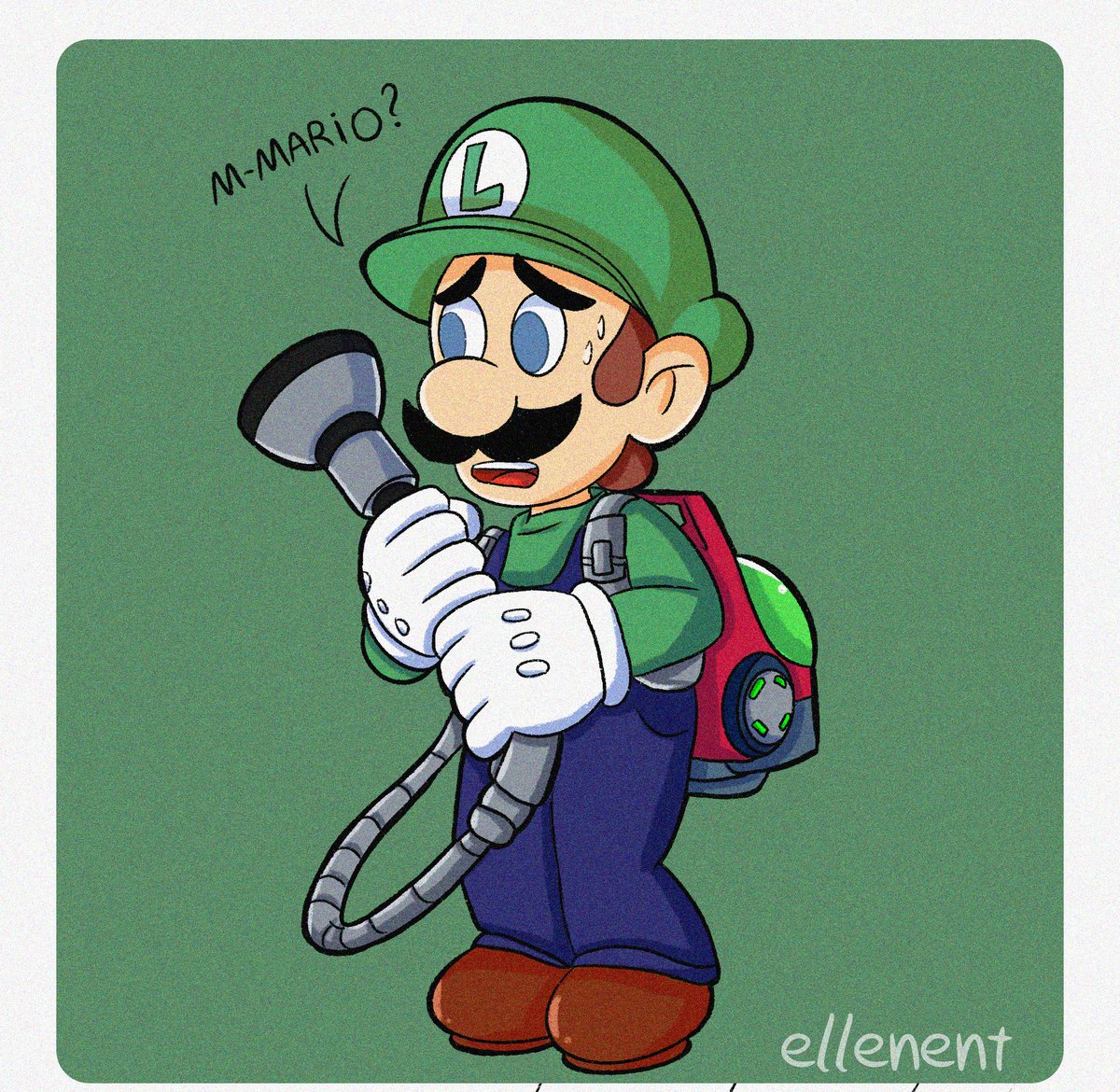 How To Draw Luigis Face
