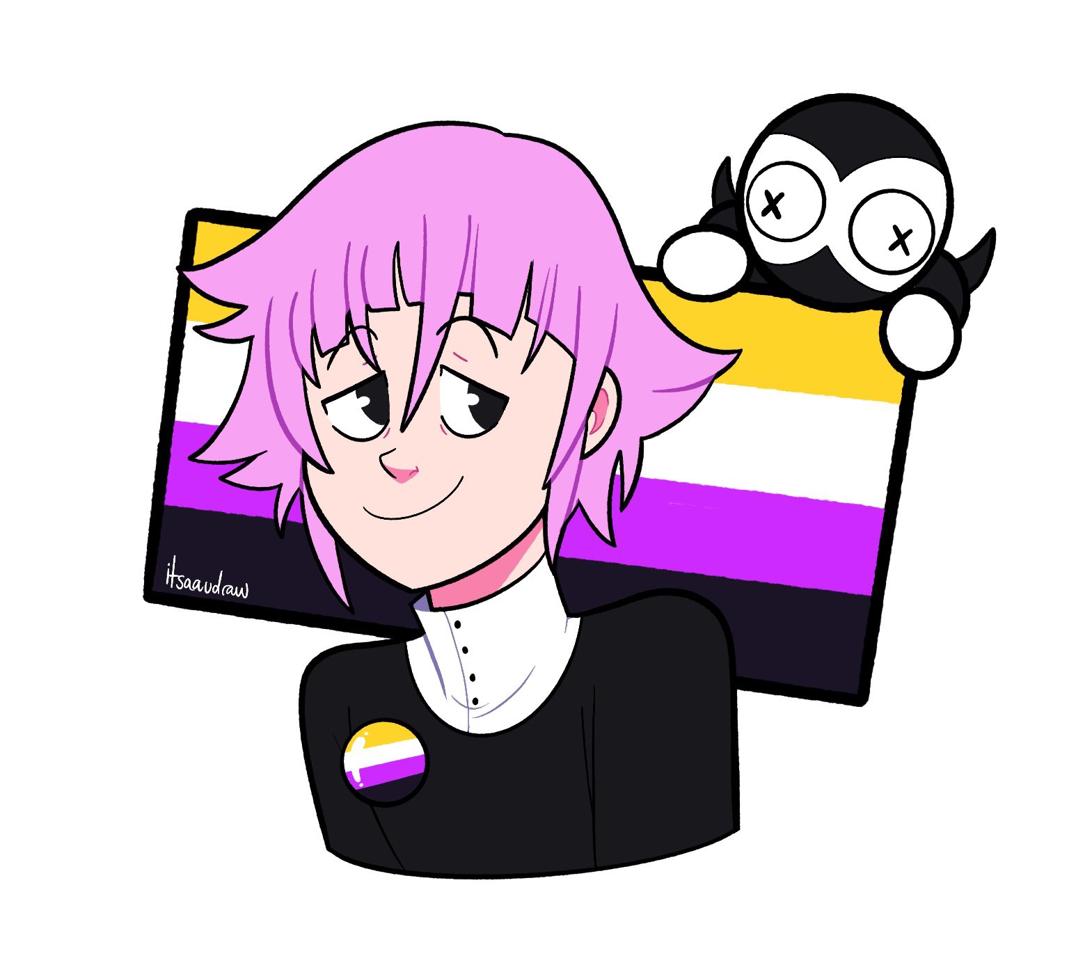 👽 Audrameda Galaxy 🛸 batman era on Twitter: "crona gorgon from soul eater is non-binary! https ...